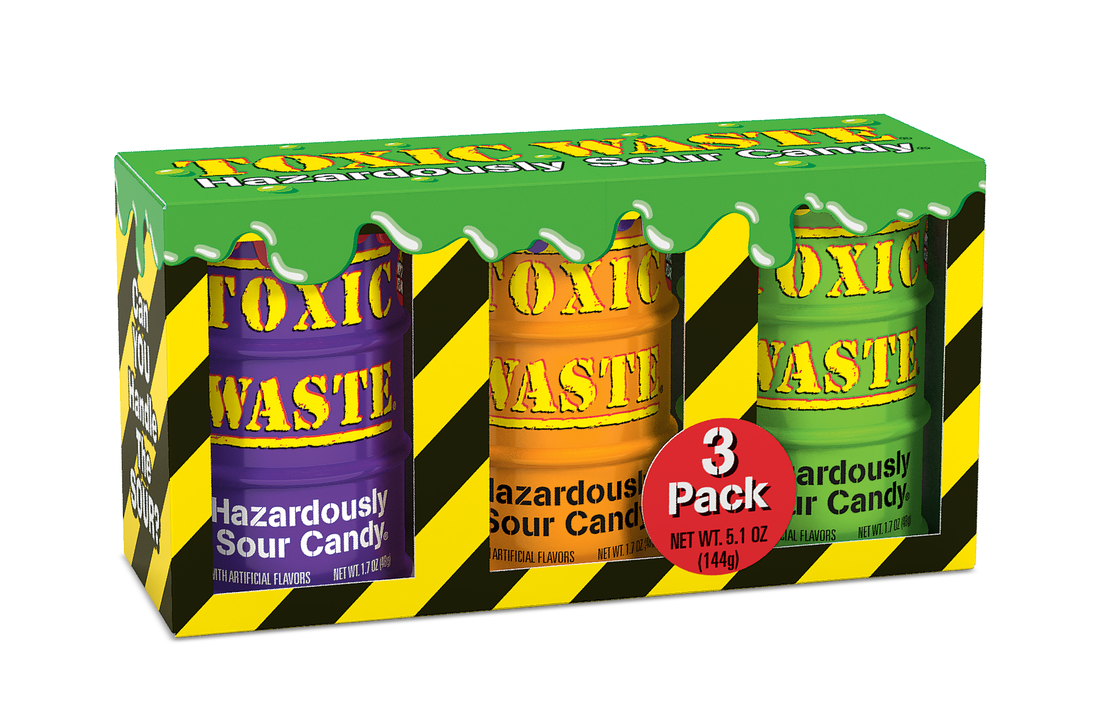 Can you handle the sour? I Toxic Waste Hazardously Sour Candy Toxic ...