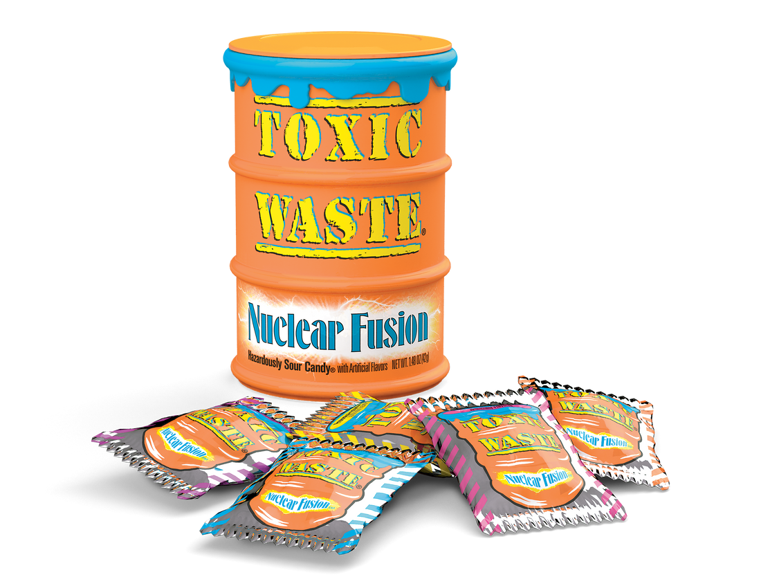 Nuclear Fusion Sour Candy I 2-in-1 I Fruit Flavors & Intense Sour I ...