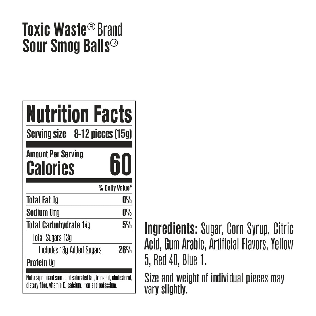 Crunchy & Chewy I Sour Smog Balls I XTREME Sour Candy I Sour Smog Ball ...