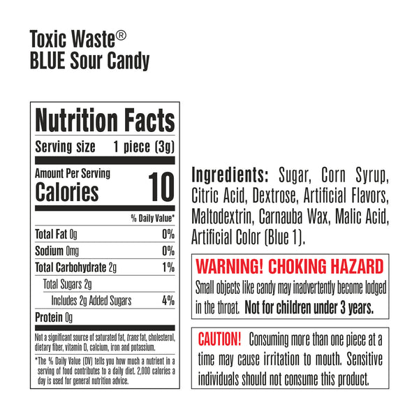 Toxic Waste Giant Blue Bank – Toxic Waste Candy